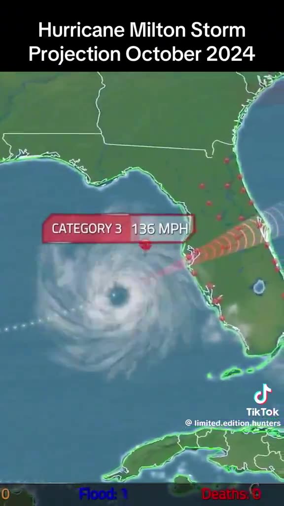 Hurricane Milton Trajectory | 🇺🇸 (Stay Safe Patriots)