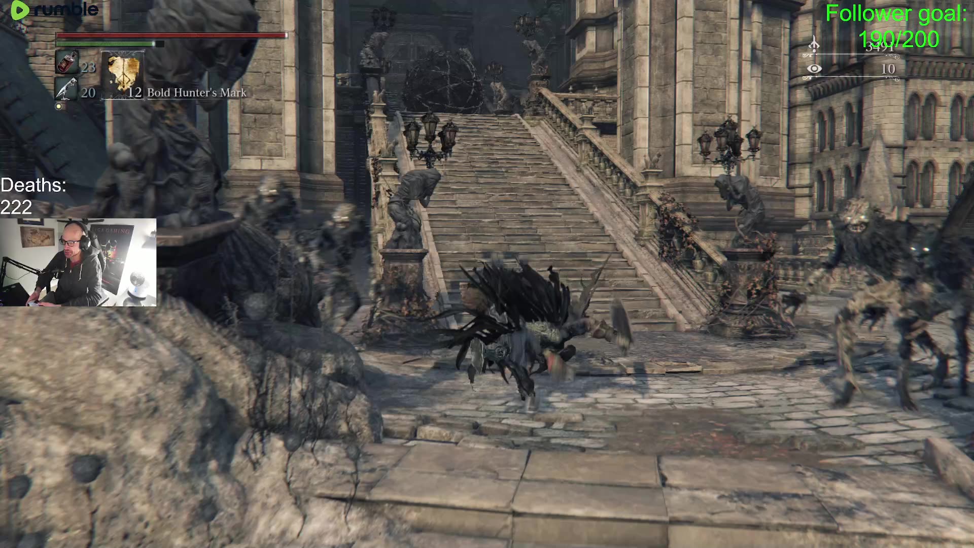 Bloodborne NG+ playthrough series - Ep 4. The bald hunter vs the ...