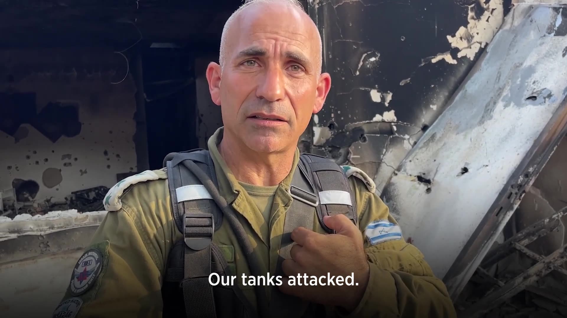 Israeli Col. Golan Vach admitted that IDF tanks attacked houses with ...