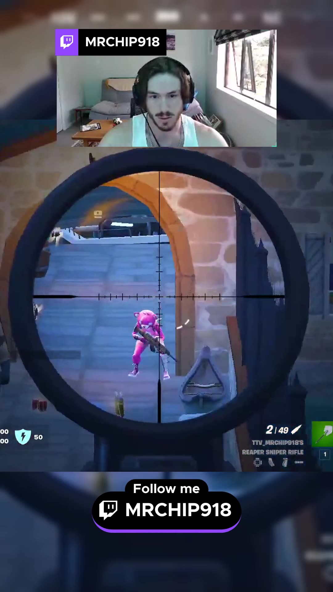 FORTNITE DOUBLE SNIPE