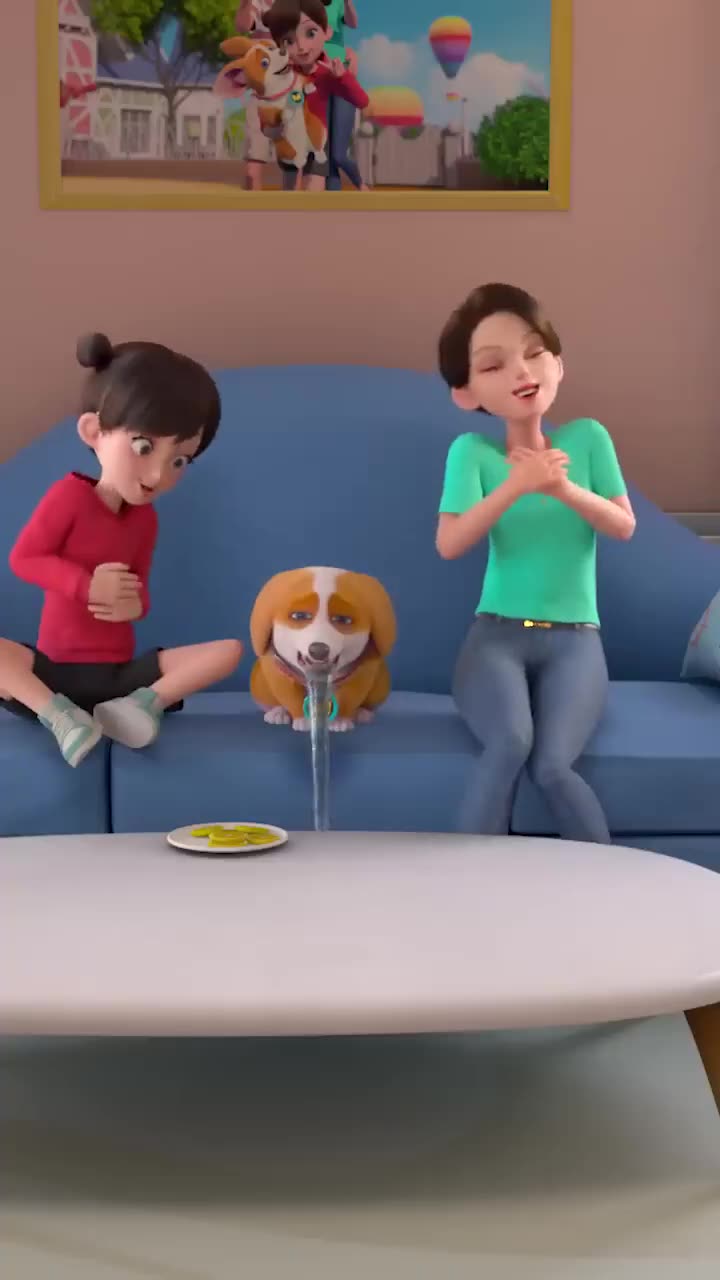 New funny cartoon 😂 moco dog cartoon