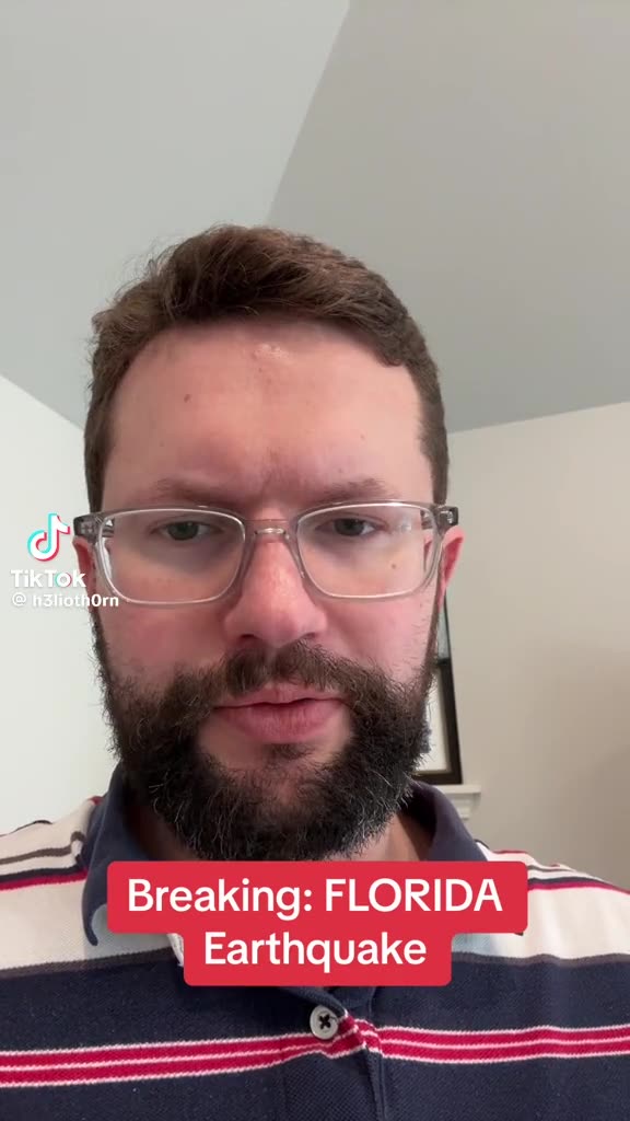 Breaking news- rare 4.0 magnitude earthquake near coast of Florida