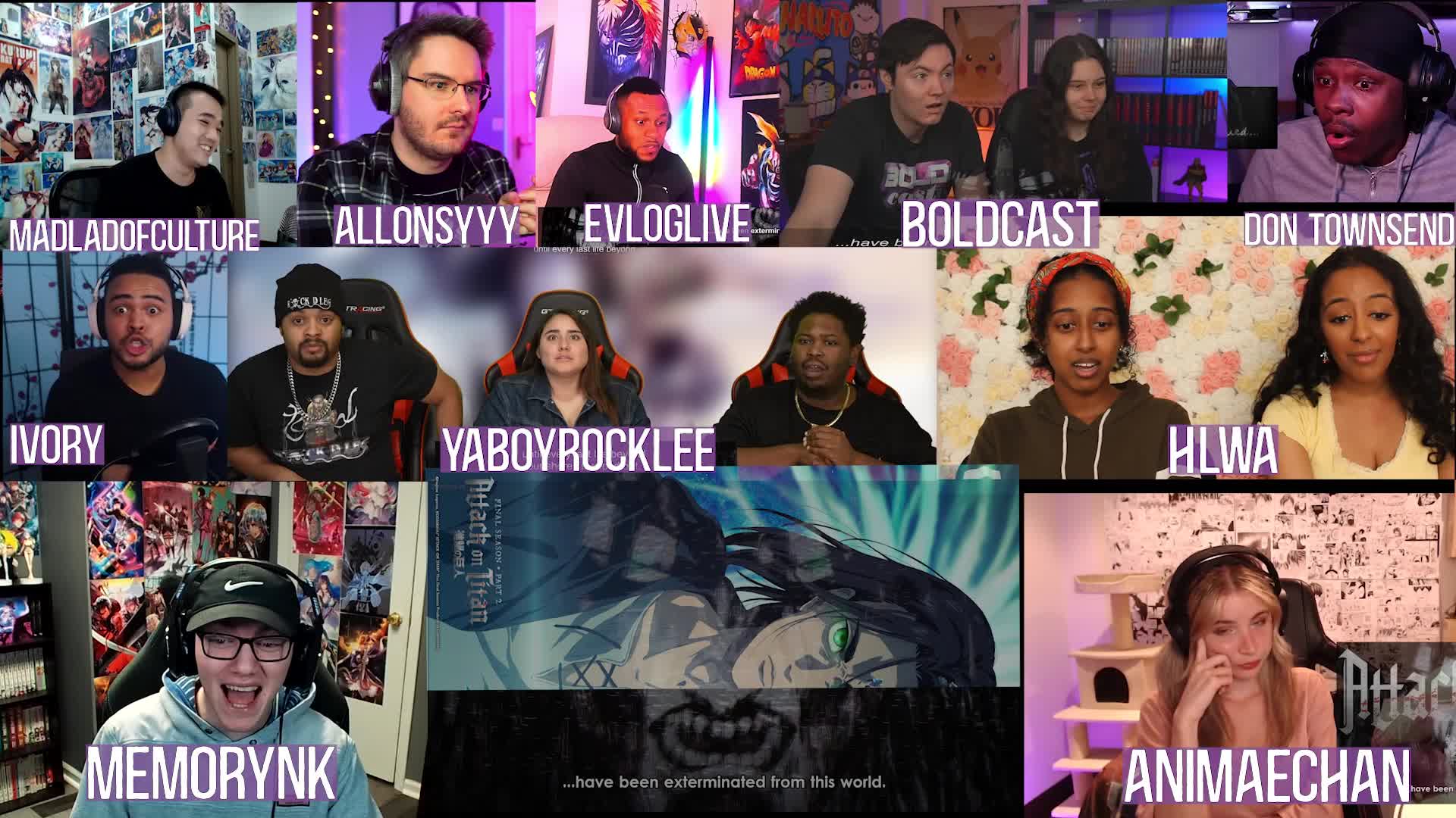 Eren Founding Titan Transformation -Attack on Titan episode 21 season 4 ...