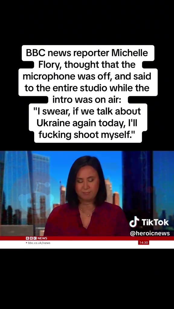 BBC Michelle Fleury - An off-mic moment?