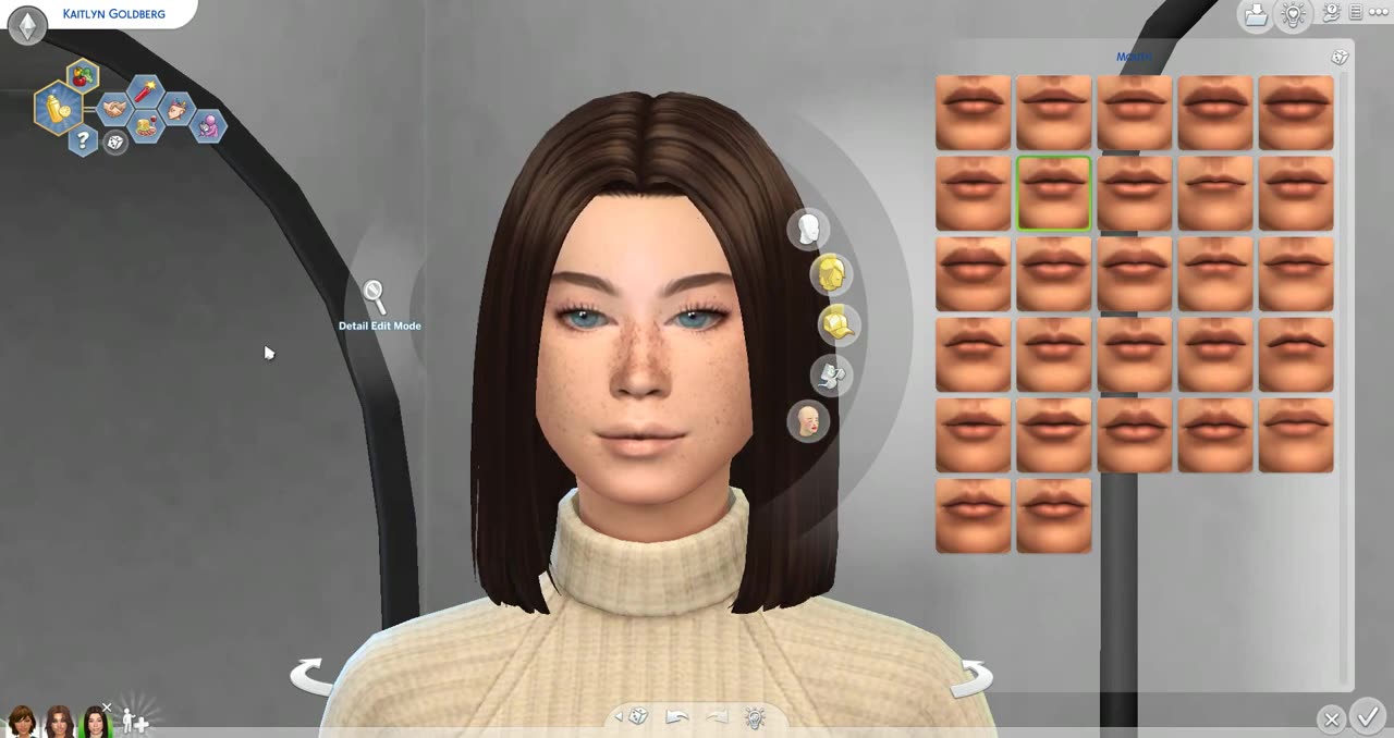 The Sims 4 CAS Create A Sim A Day