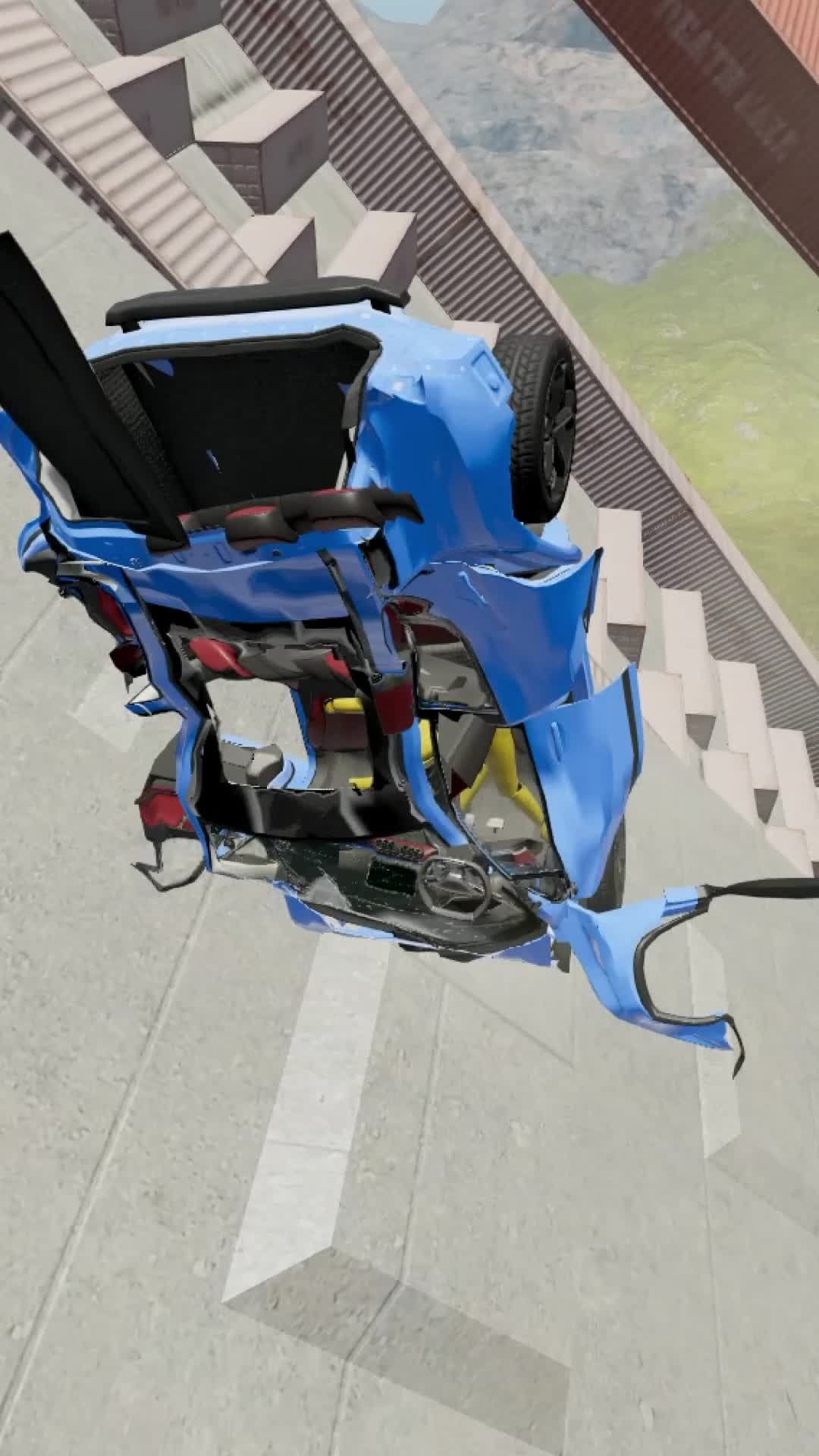 Jumping from a great height #3.2 #shorts #beamng #beamng_drive #beamng ...