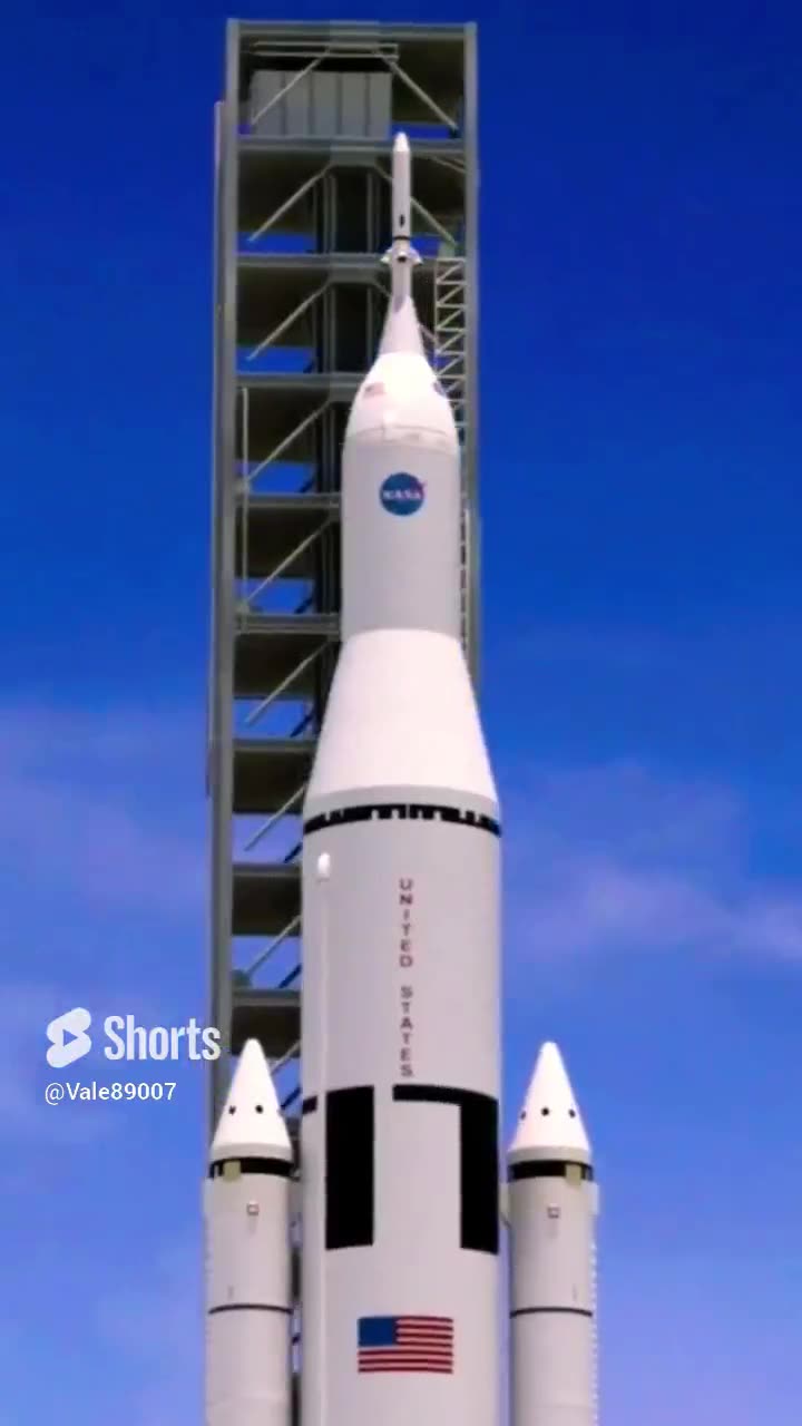 3D ANIMATED NASA ROCKET LAUNCH