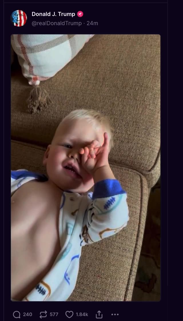 Donald Trump Shares Cute Video of Kid Saying he likes Trump but not ...