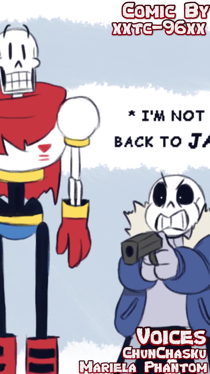 Papyrus and Sans find the joke Police! Undertale comic dub [Anime]