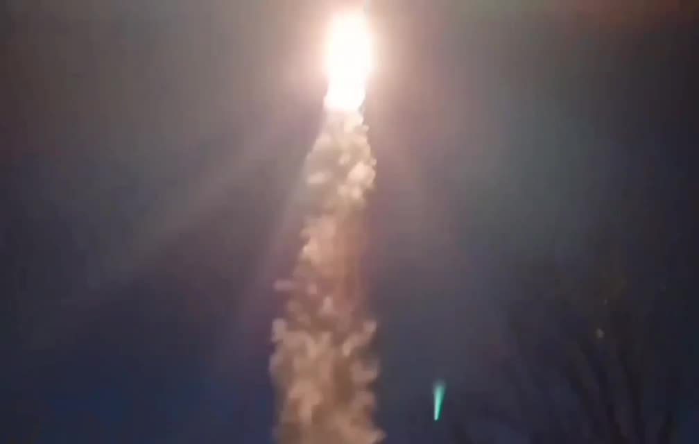 Iskander operational-tactical missile system in action