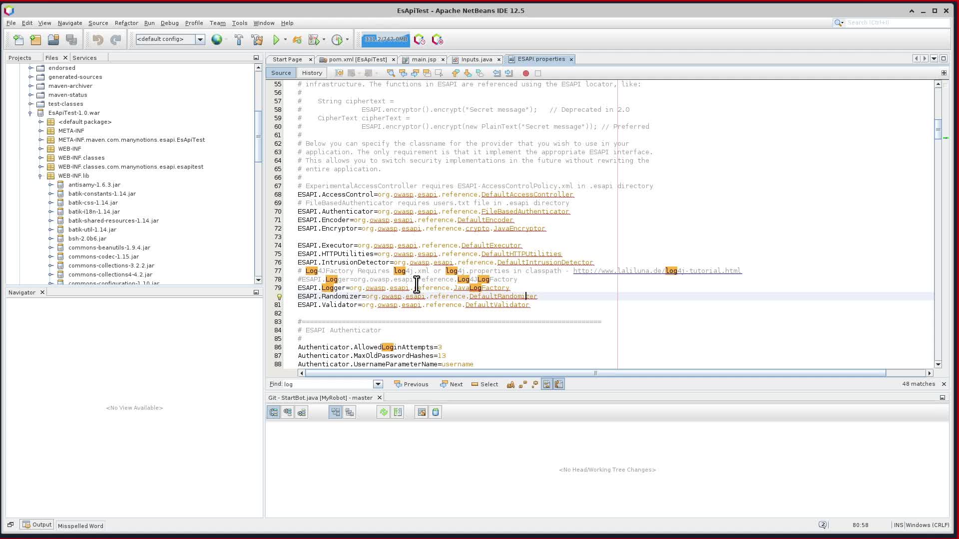 Using the EsApi in Java - part 2 - sanitizing input using the EsApi library
