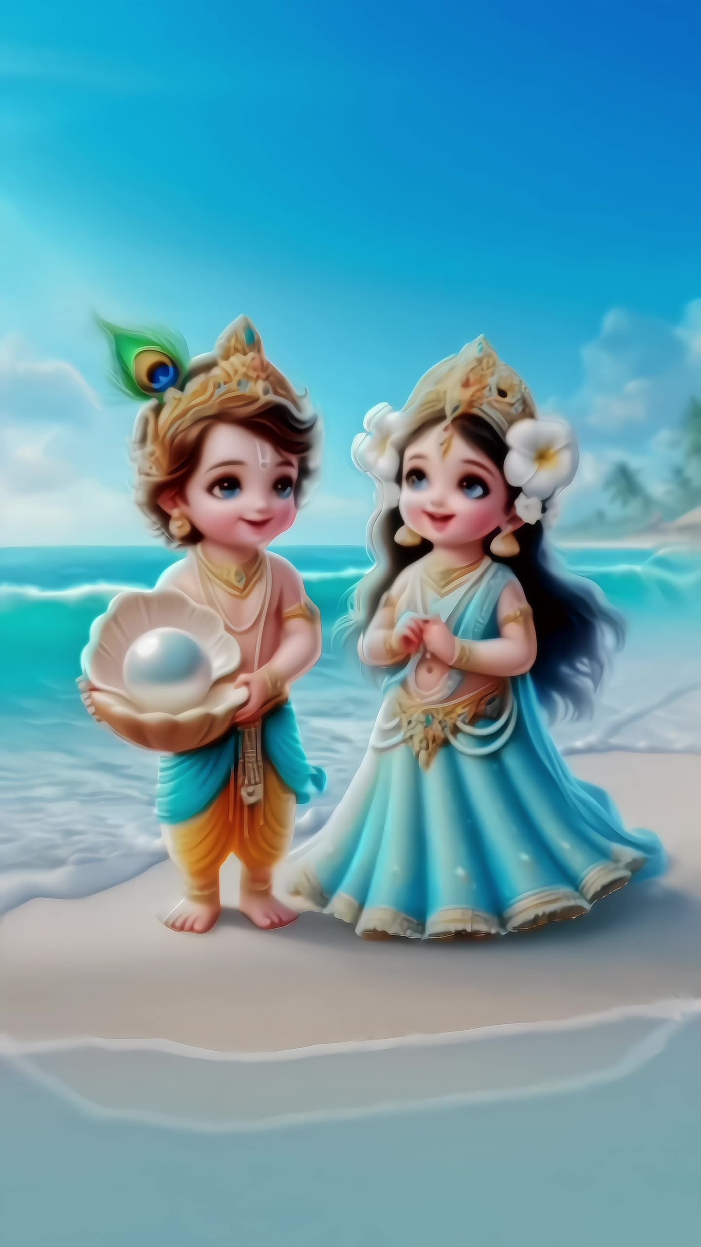 Divine Love: Adorable Radha Krishna Moments with 'Tum Prem Ho' # ...