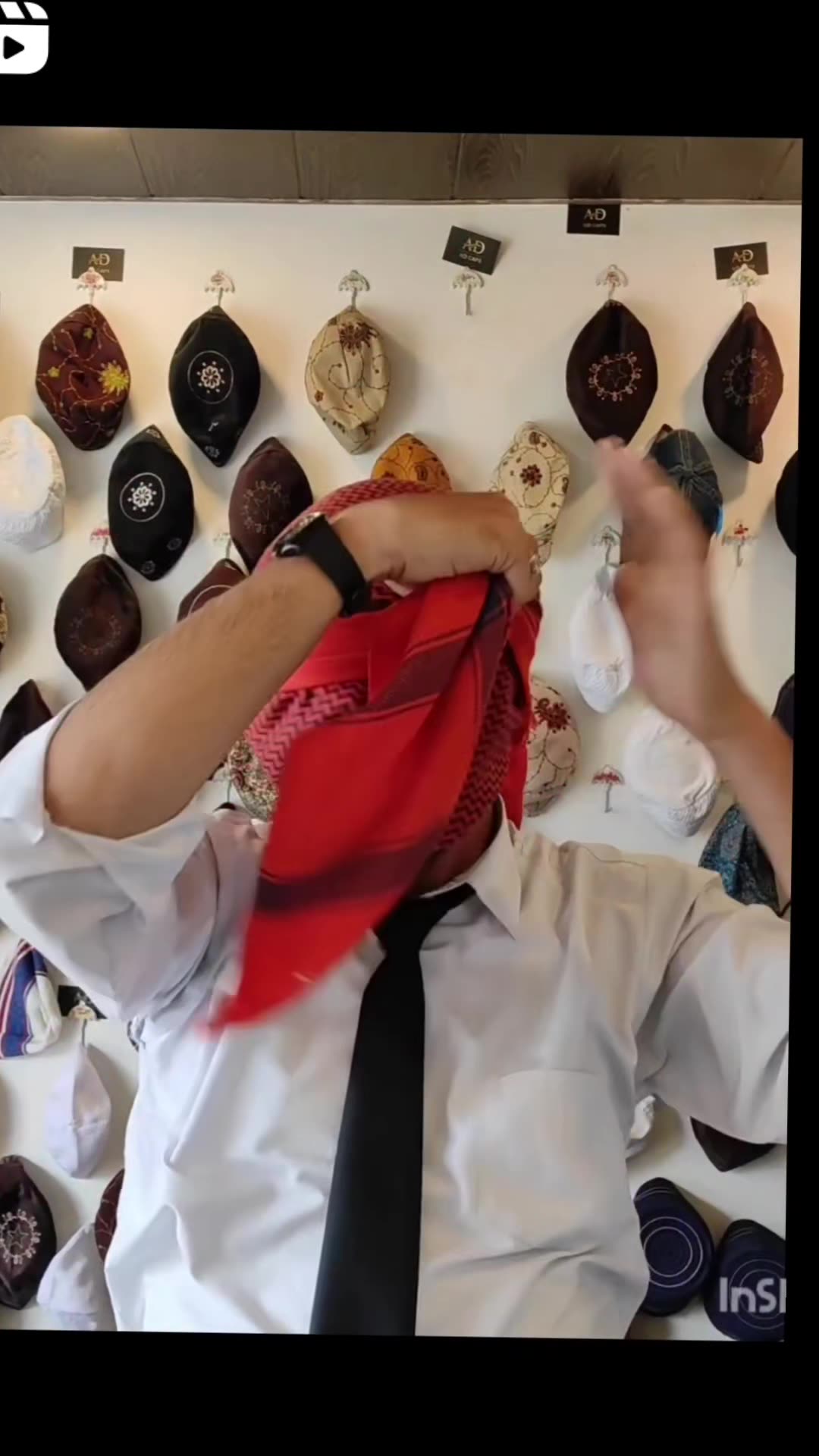 How to tia a Dubai style Shimag in 4 step