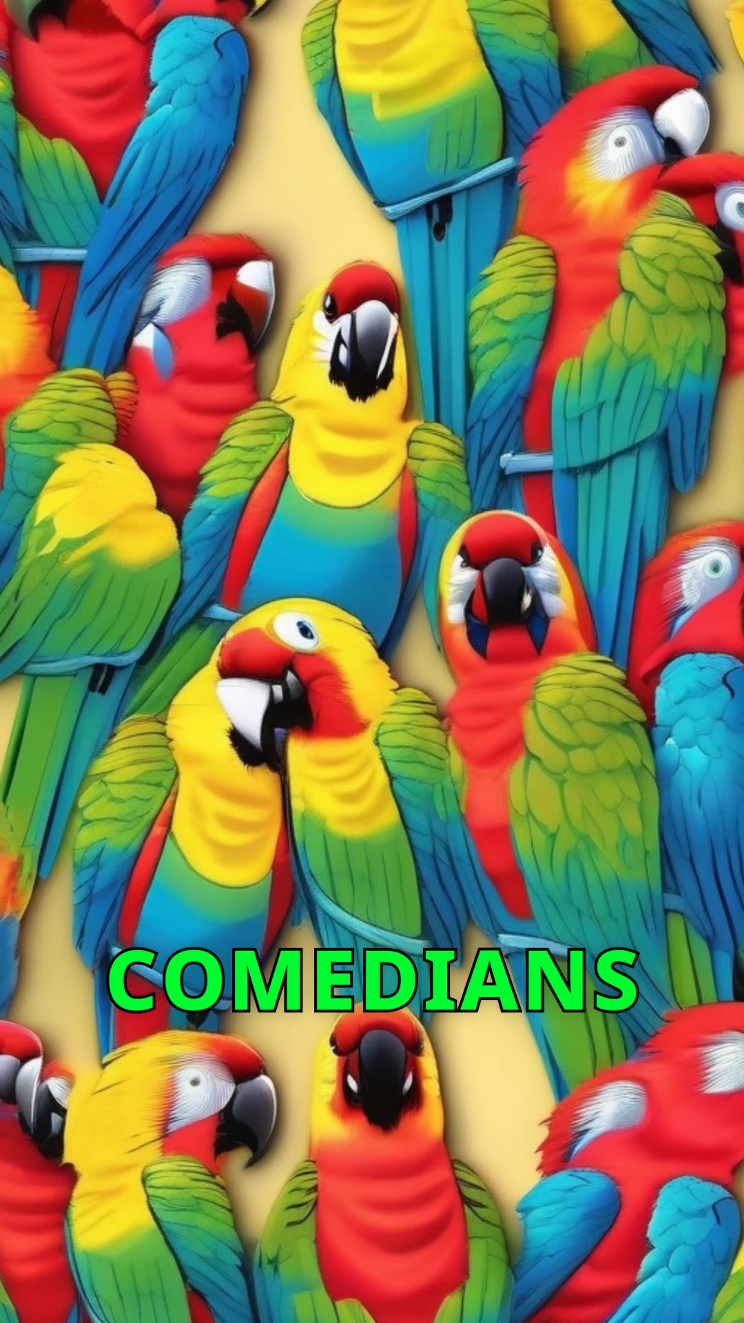 Parrots Mimicking Funny Sounds