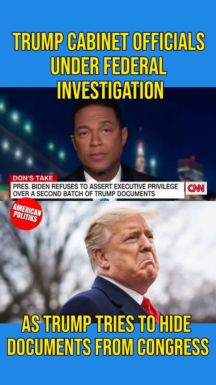 Trump Cabinet Officias Under Fed Investigation