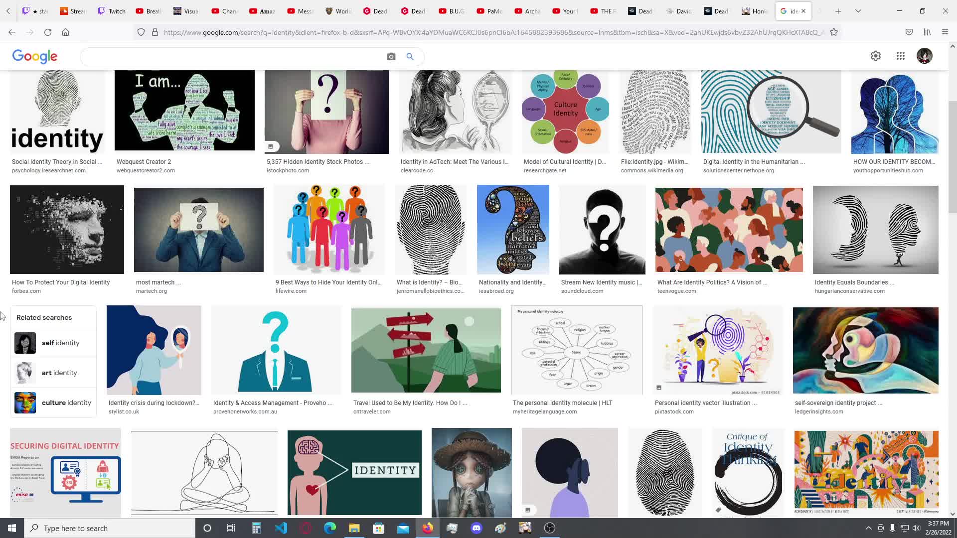 INTROSPECTION - identity, in all its shapes and meanings is a prison of ...