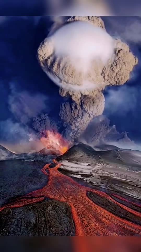 Lava explosion