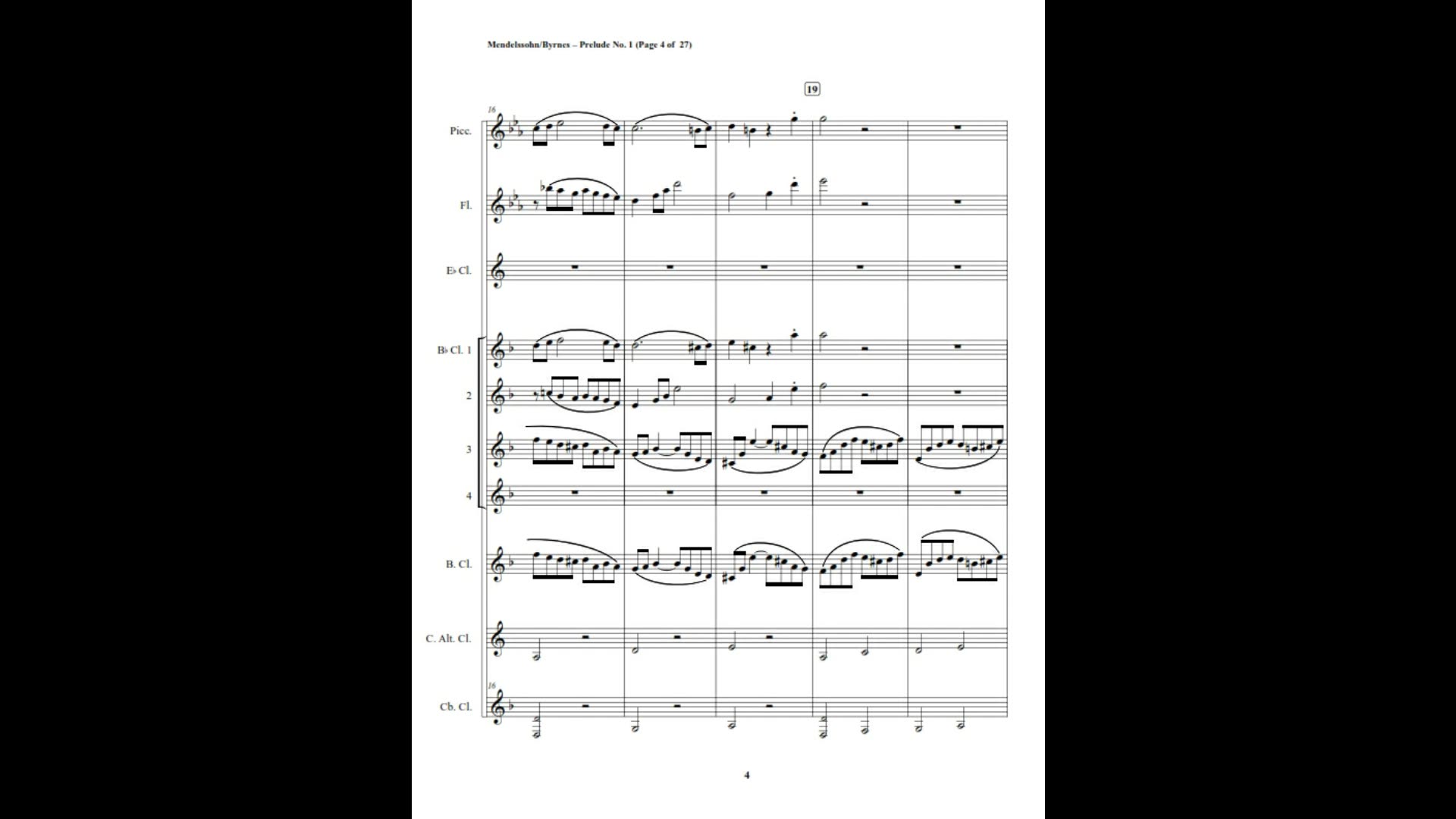 Felix Mendelssohn – Prelude in C Minor, Op. 37 (Clarinet Octet ...