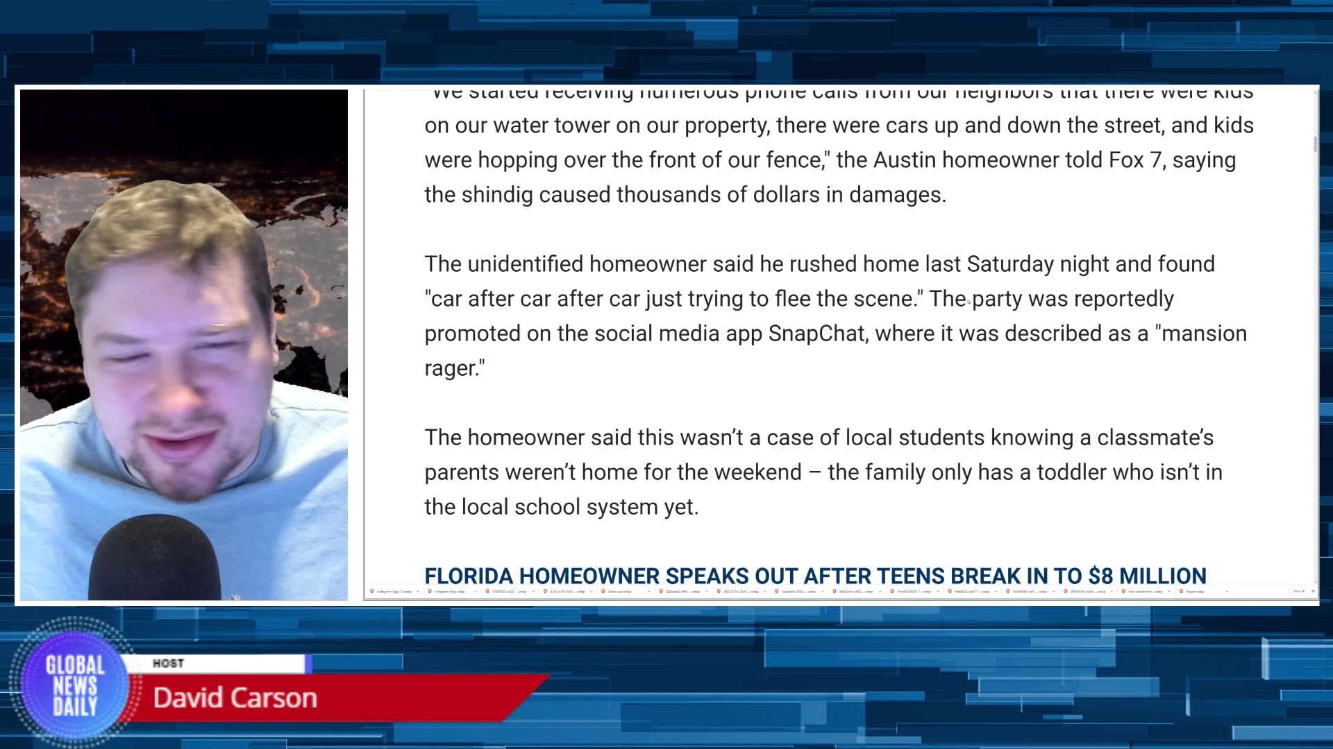 Hundreds Of Uninvited Teens Trash Family’s Home During ‘mansion Rager ...