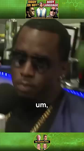 What did P Diddy's body language say?
