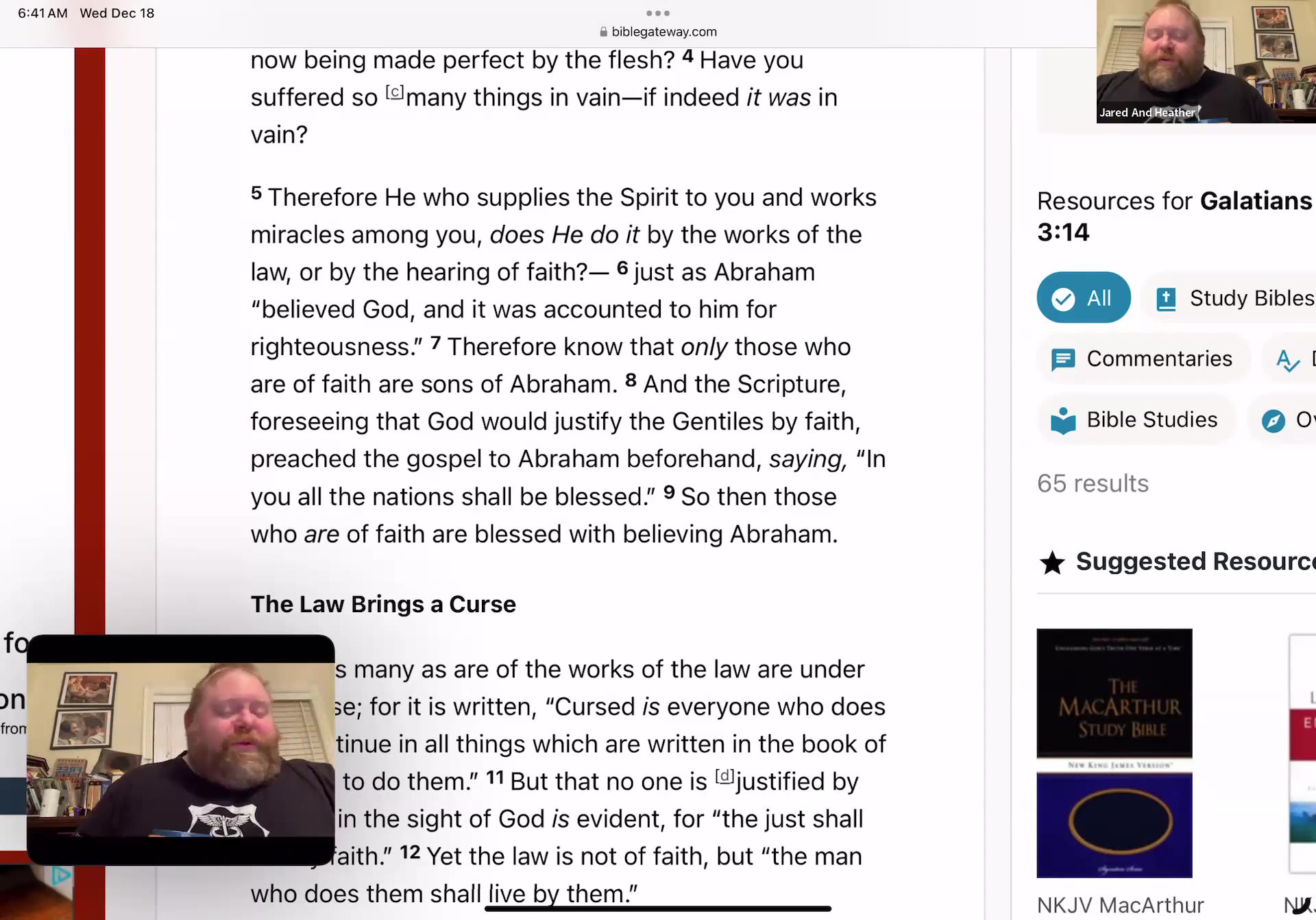 “Faith Over Law: Understanding Justification Through the Spirit in ...