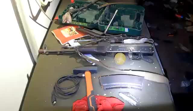 In the bunkers near Azovstal, a lot of uniforms and weapons remain