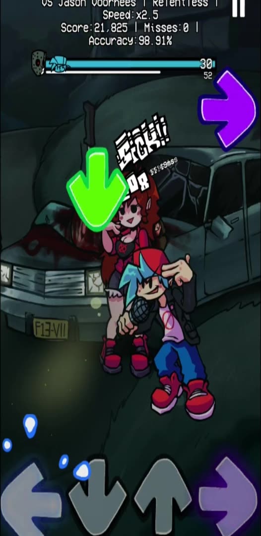 Relentless FNF VS Jason Voorhees Mod Horror #Shorts