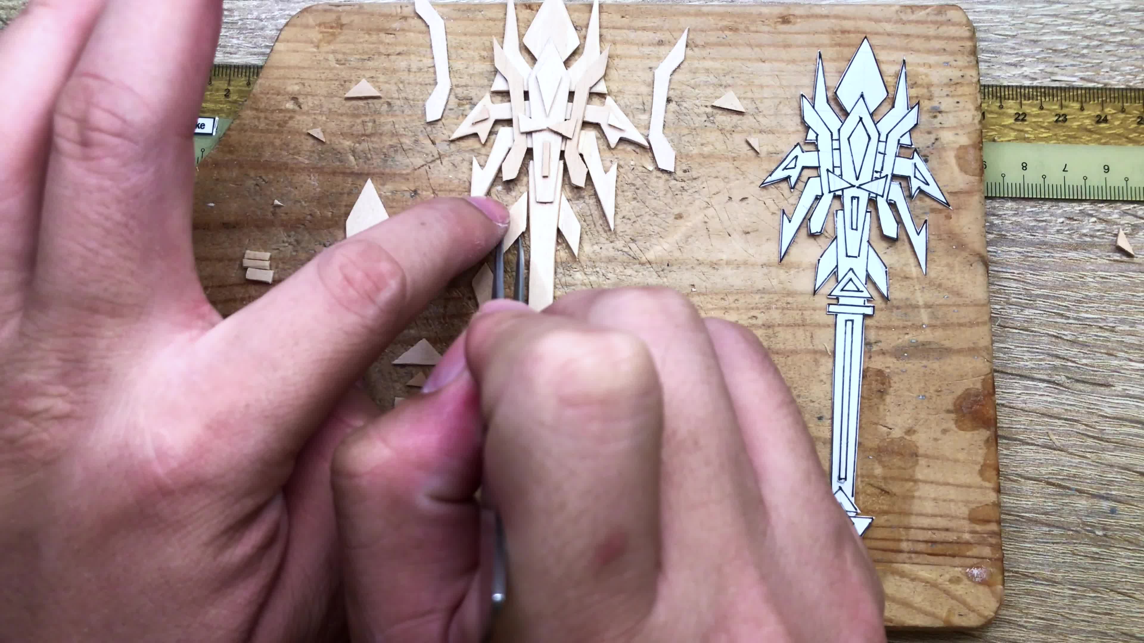 Mini Lance no.1 - part 2 (How to DIY/make) 4K, 如何做长矛, ミニ打ち上げ, 미니 런칭 ...