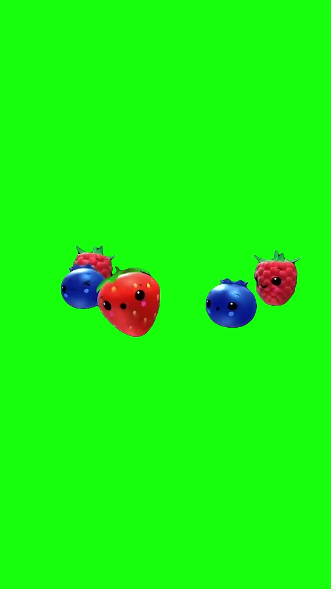Fruit Dancing to The Spark | Green Screen