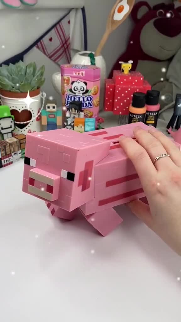 I bought a minecraft PIG money box
