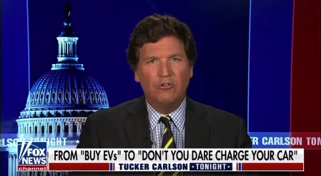 Tucker Carlson on California's Electric car rule