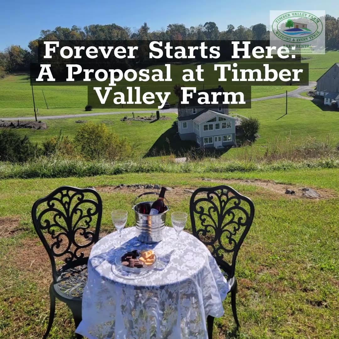Forever Starts Here: A Proposal at Timber Valley Farm Wedding Venue ...
