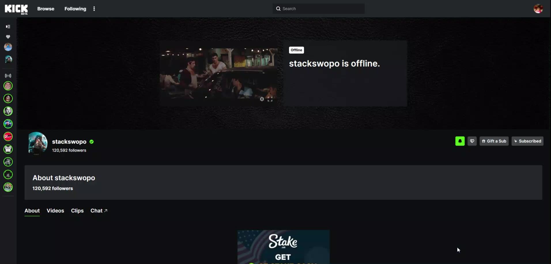 Stackswopo 1/6/2024 FULL KICK STREAM