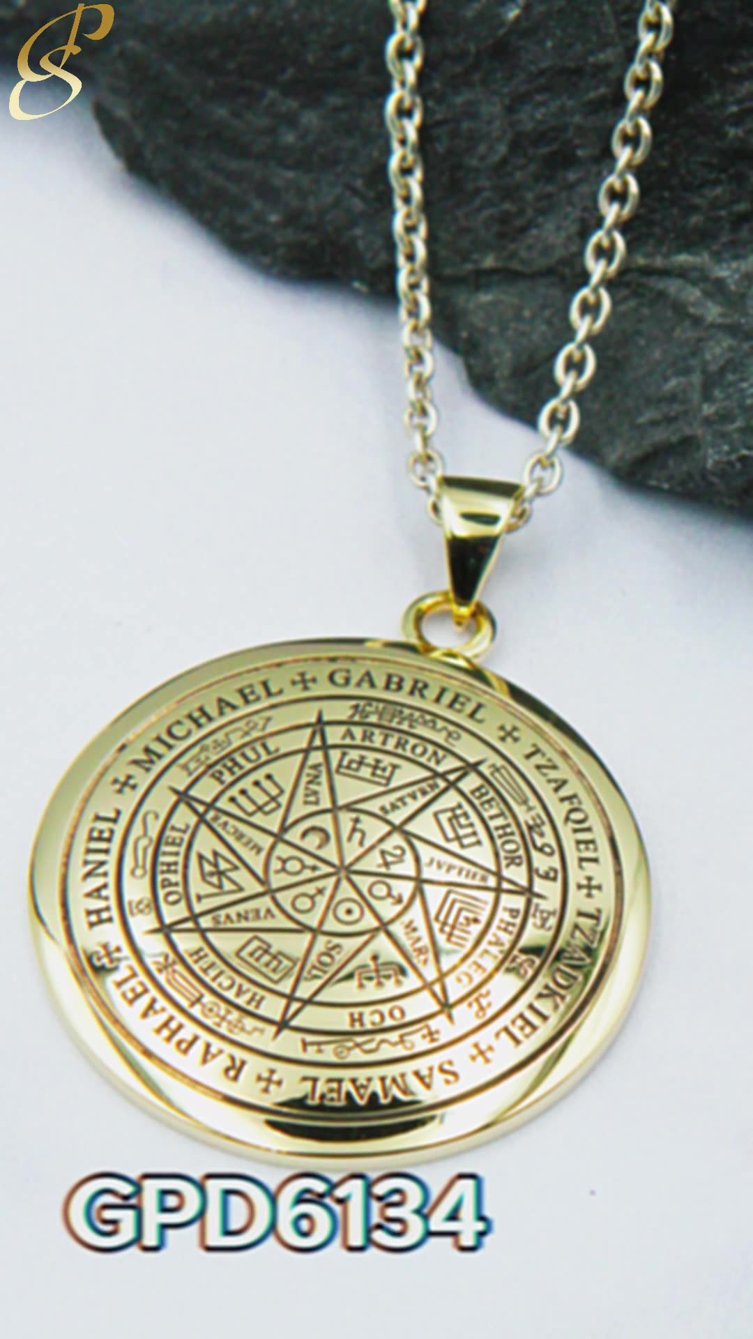 Discover Divine Protection: Sigil of Seven Archangels Pendant!