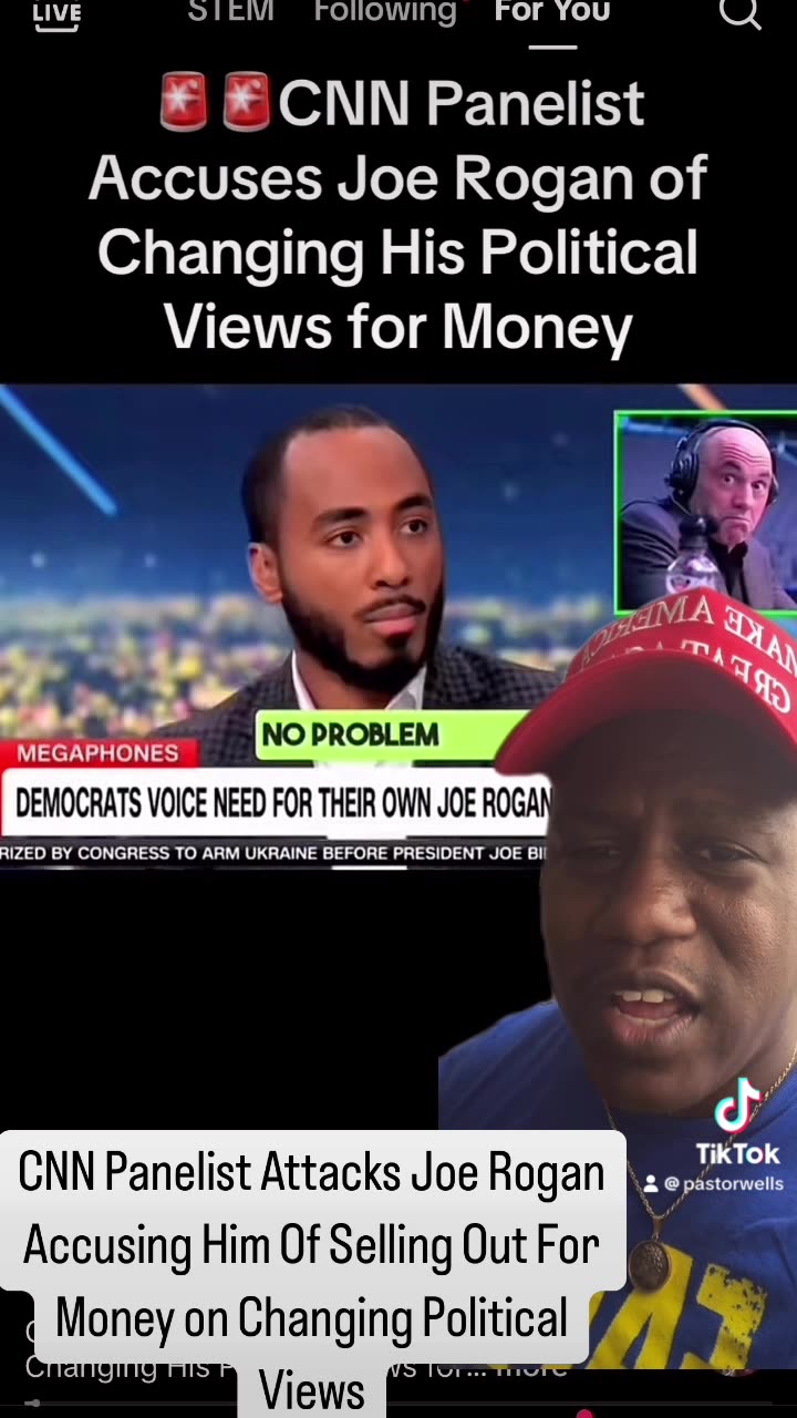 CNN Panelist Attacks Joe Rogan Accusing Him Of Selling Out For Money on ...
