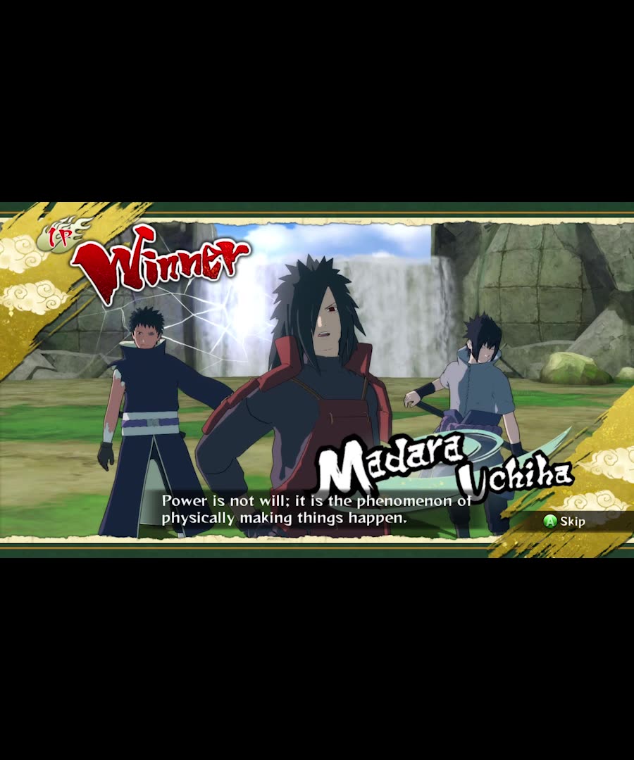 NINJA STORM REVOLUTION MADARA UCHIHA ULTIMATE JUTSU SHATTERED HEAVEN