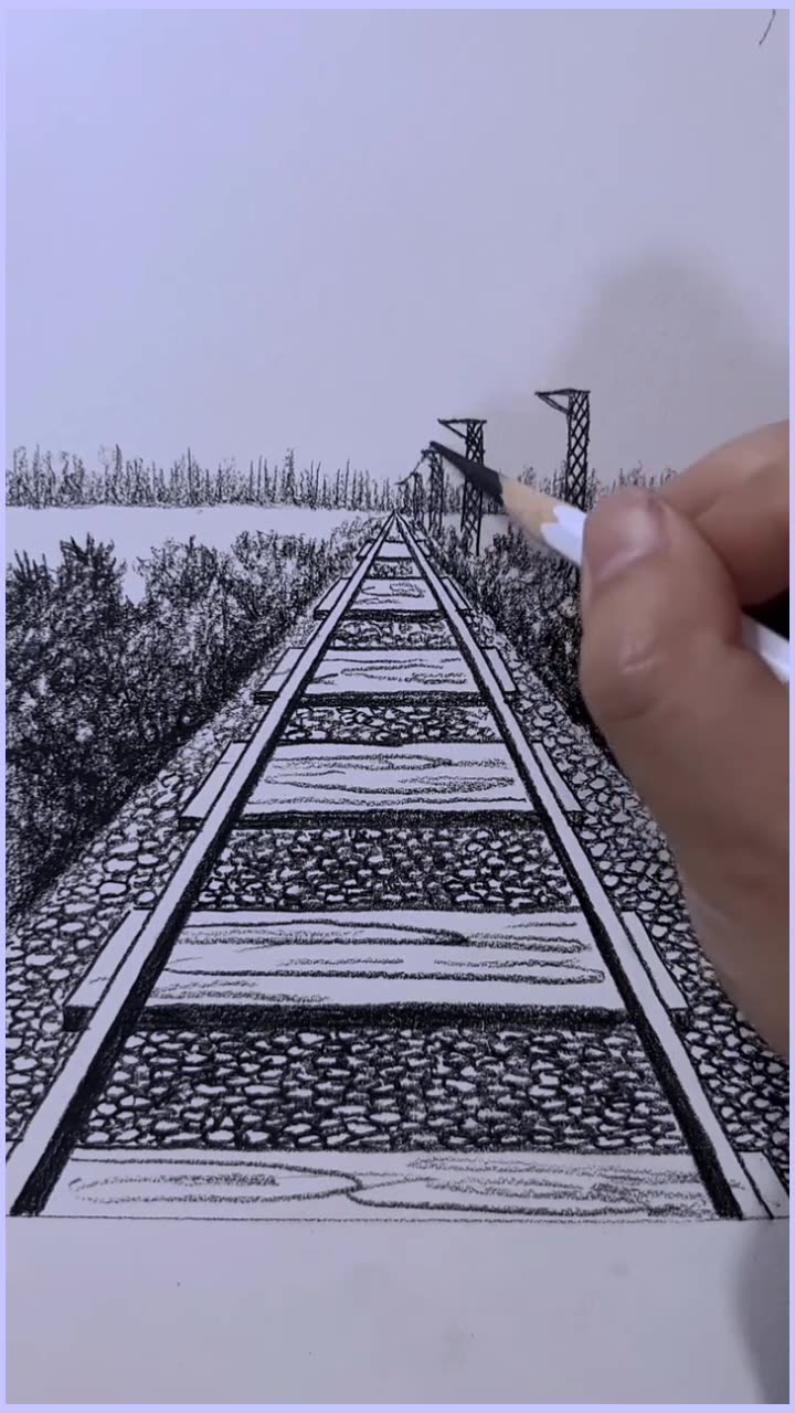 How to draw an easy scenery for beginners Easy pencil drawing