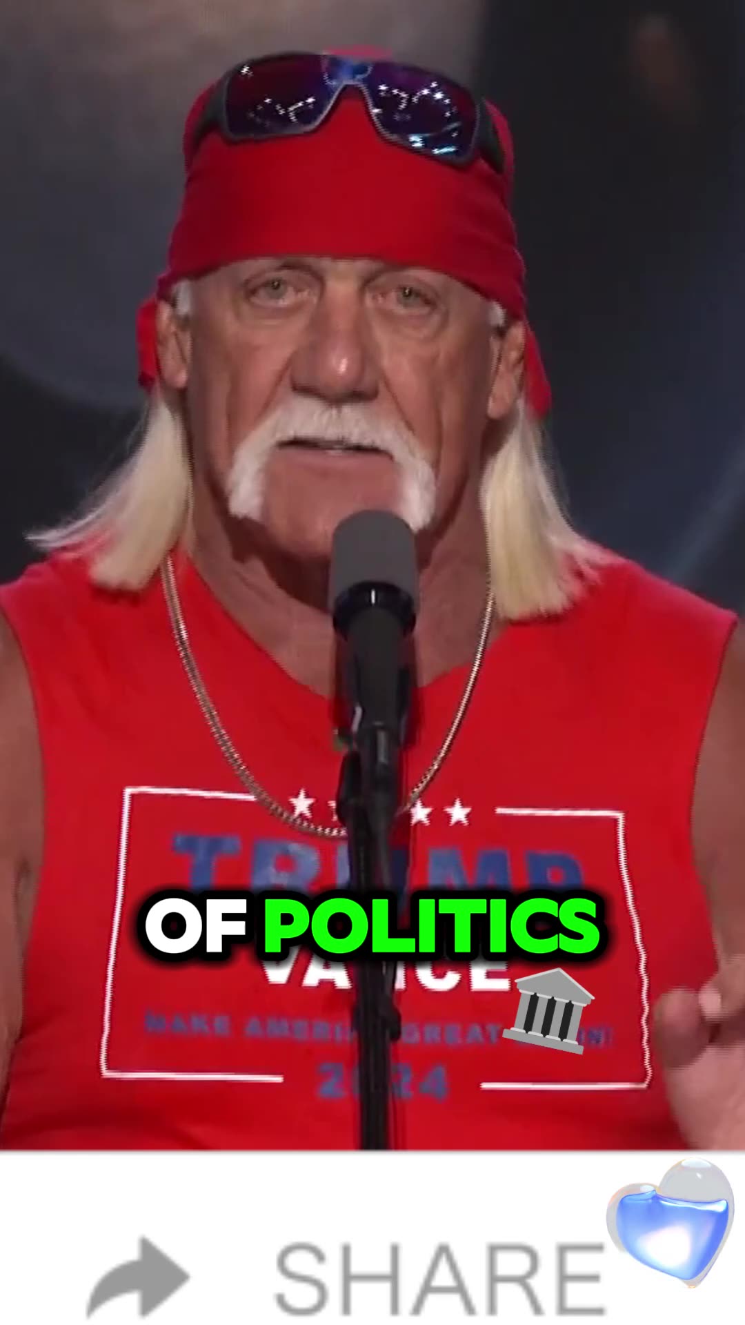 Pt 4 Professional entertainer and wrestler Hulk Hogan spoke at the RNC ...