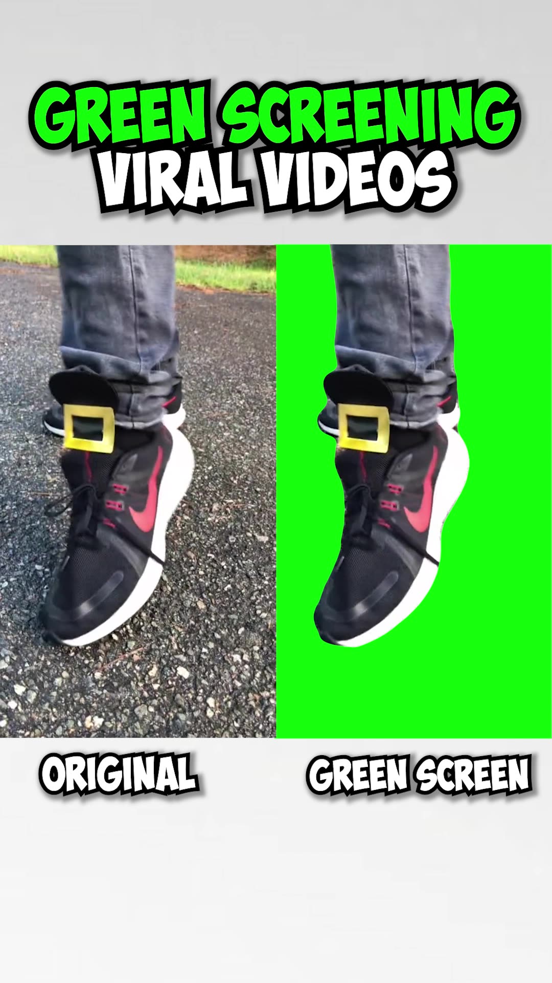 "1, 2 Buckle My Shoe" TikTok | Green Screen vs Original