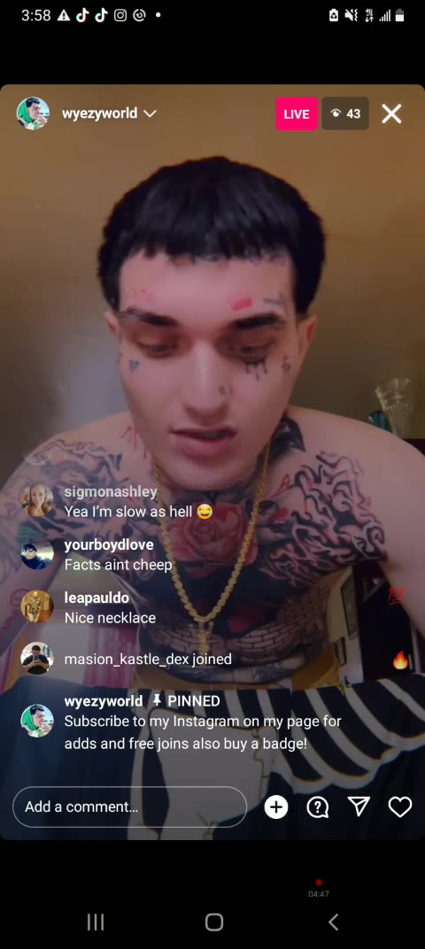 Wyezy Instagram live 3/29/23