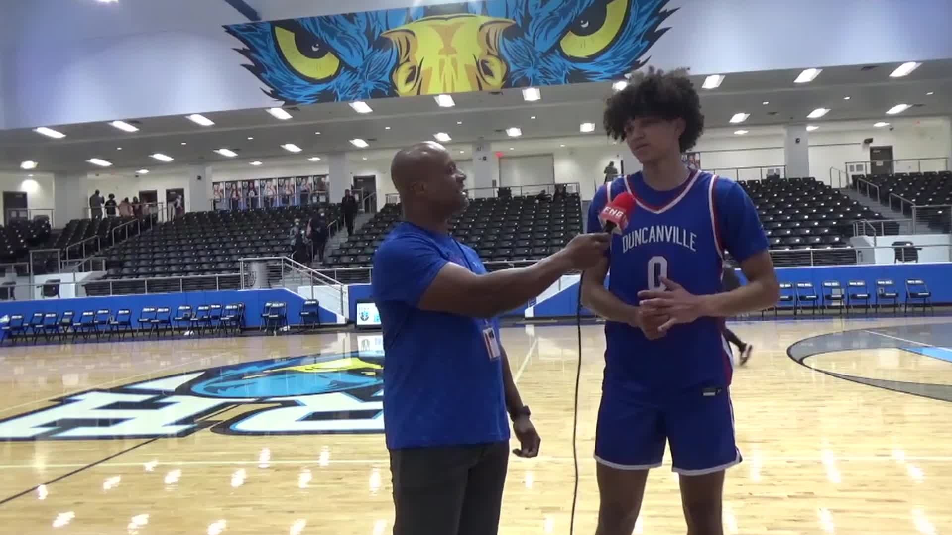 Duncanville Guard Anthony Black talks about their big wins last weekend ...