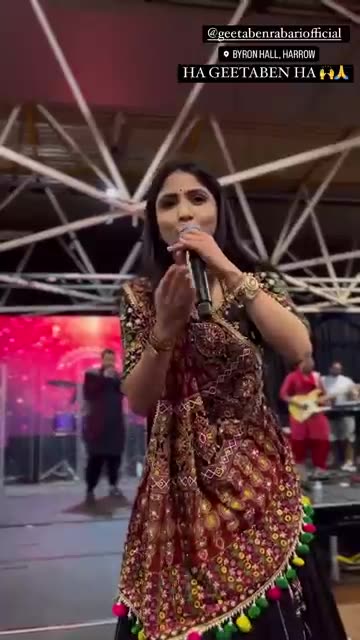 Rang Bhini Radha Geeta Ben Rabari Live Harrow 2024 #geetarabari # ...