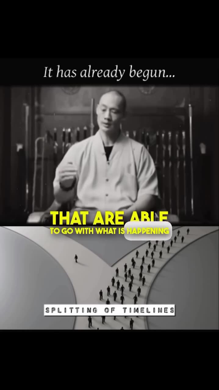 IT HAS ALREADY BEGUN… SPLITTING OF TIMELINES