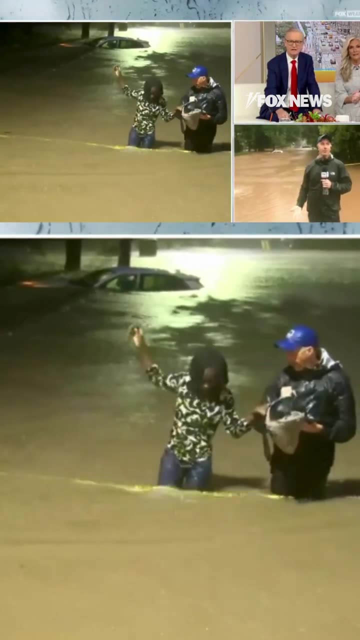 Fox Weather meteorologist rescues woman in chest-deep flooding as ...