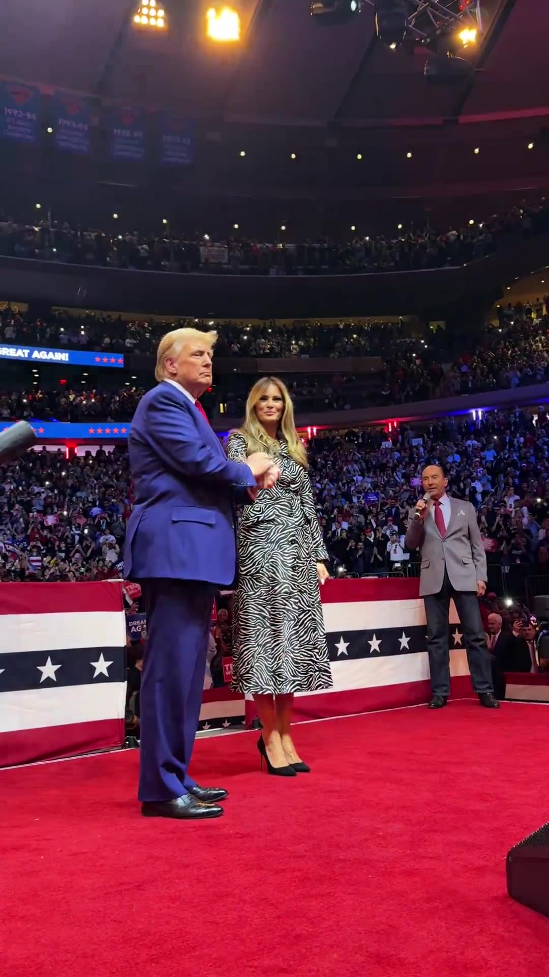 President Donald J. Trump and First Lady Melania Trump at the Madison ...