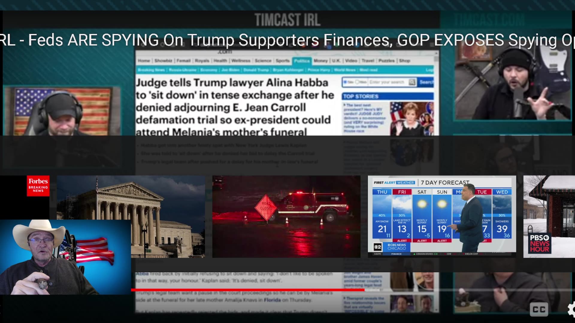 Ep. 957 It's Time For Wednesday's "All Hat, No Cattle Timcast IRL Watch ...