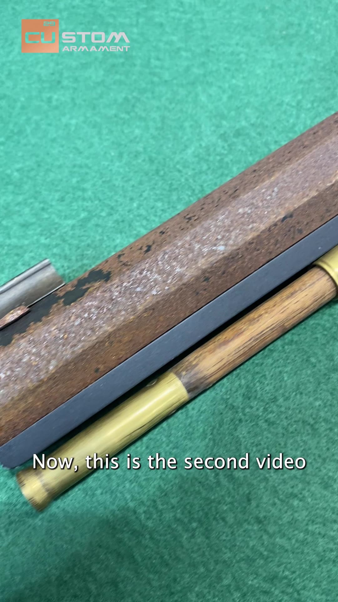 My Lyman black powder rifle has accumulated a ton of surface rust ...