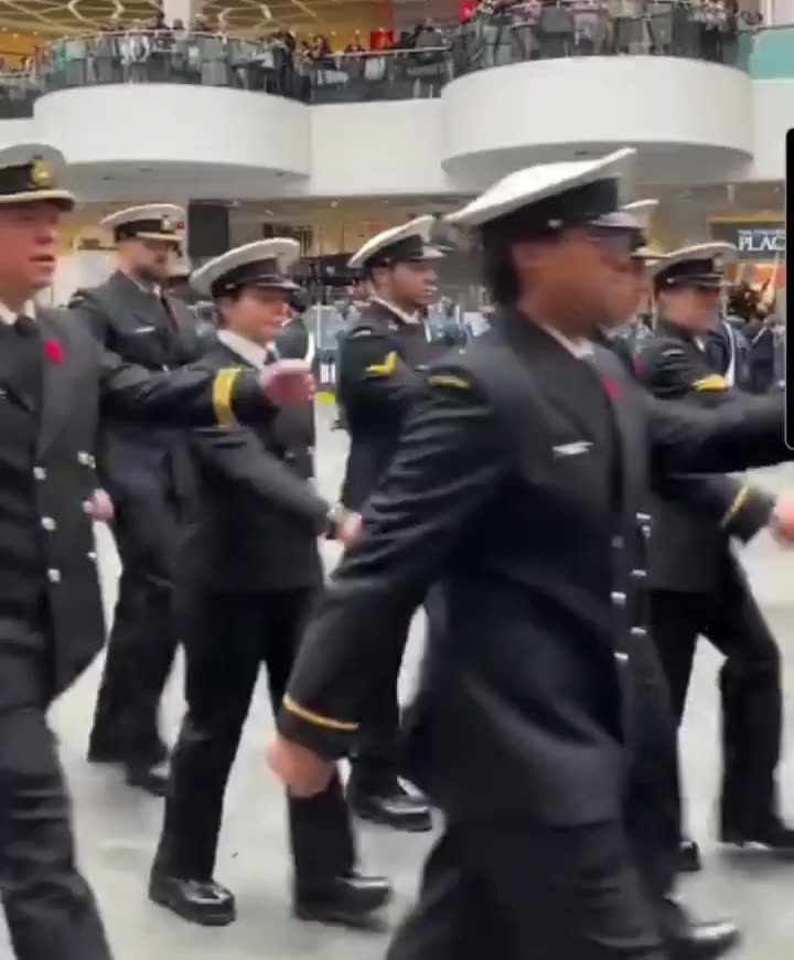 The Canadian military went somewhere. They seem to have third-degree ...