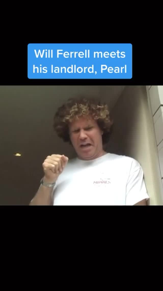 Will Ferrell meets his landlord, Pearl..😆 What's the best Will Ferrell ...
