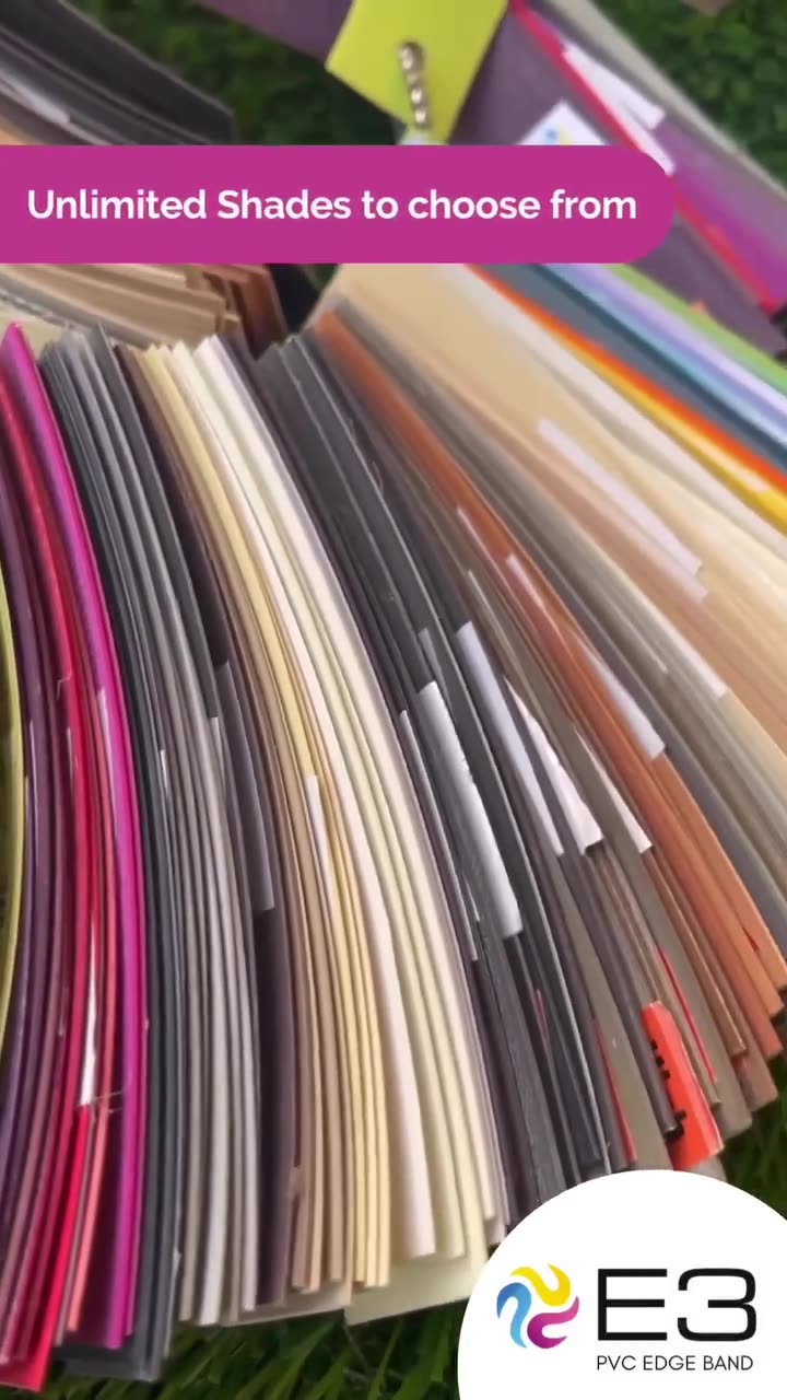 Transform Your Edges with E3 PVC Edge Band Tape - Available in Various ...